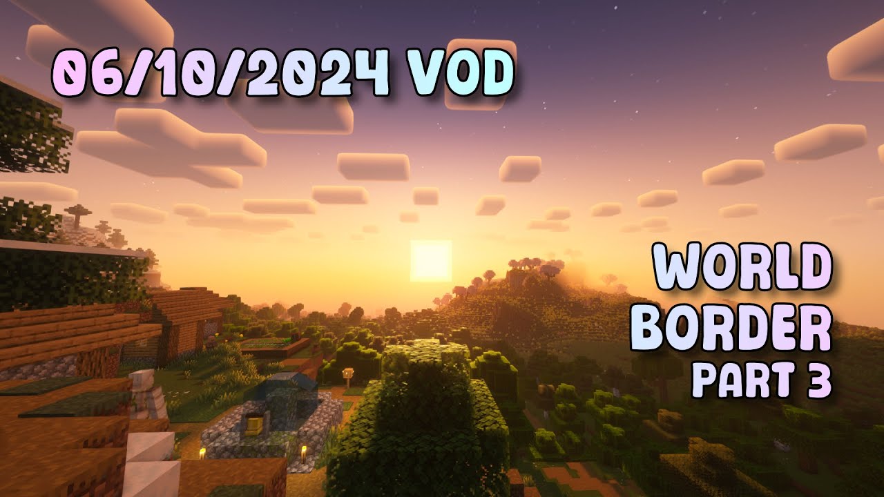 100K MILESTONE - WORLD BORDER RUN EP 3 [MC 1.20.6] - YouTube