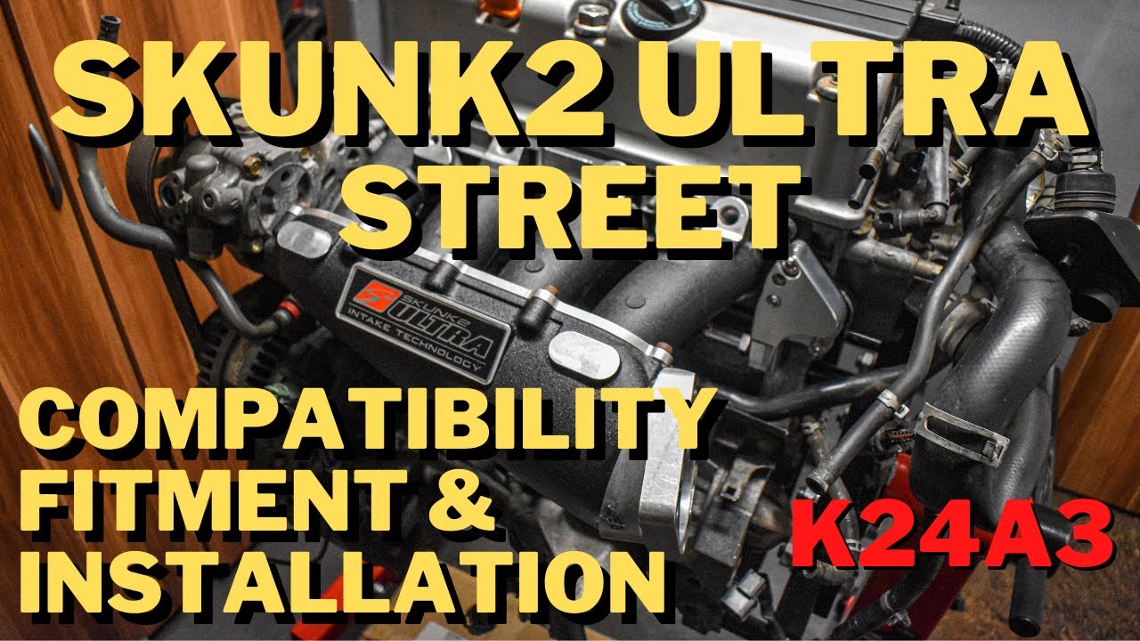 Skunk2 Ultra Street Intake Manifold Install | K24 DC5 - YouTube