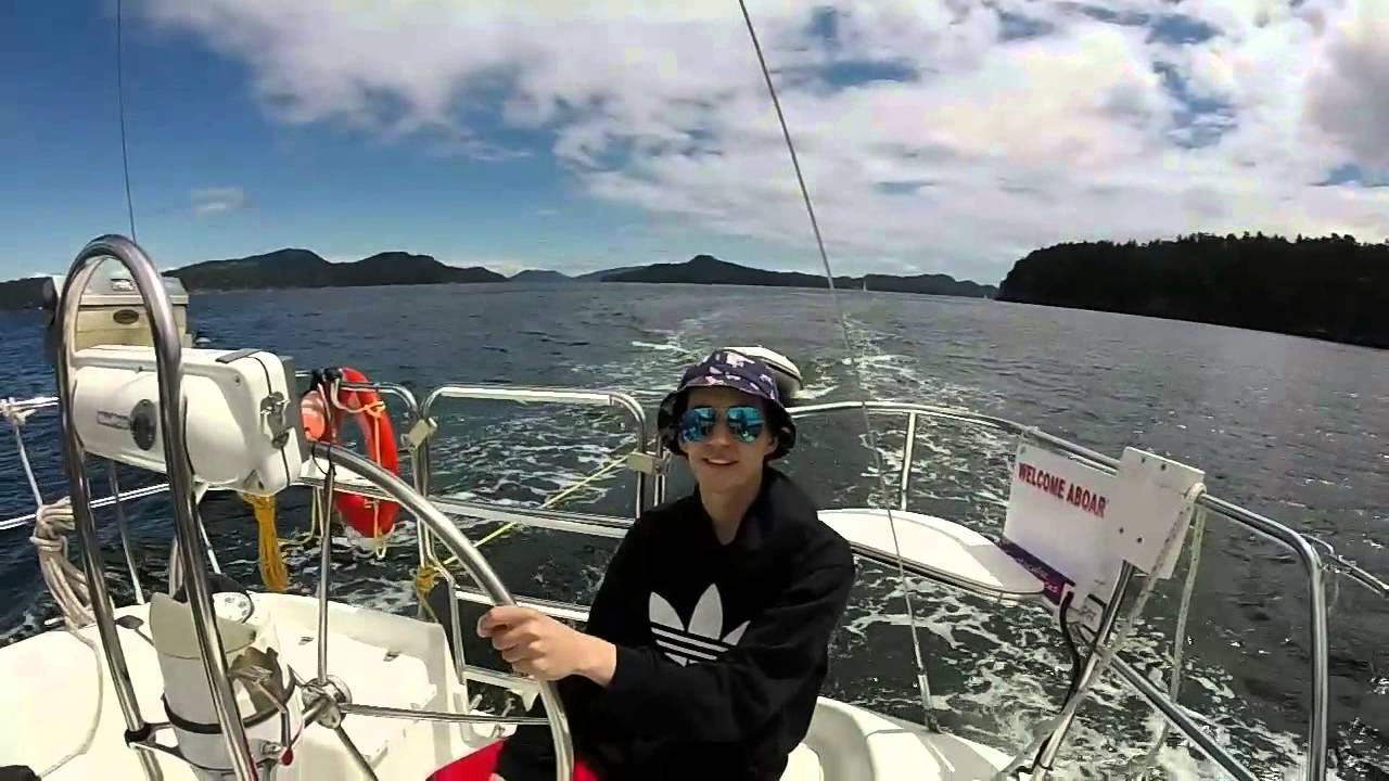 Sailing Gulf Islands, British Columbia 2014 GoPro - YouTube