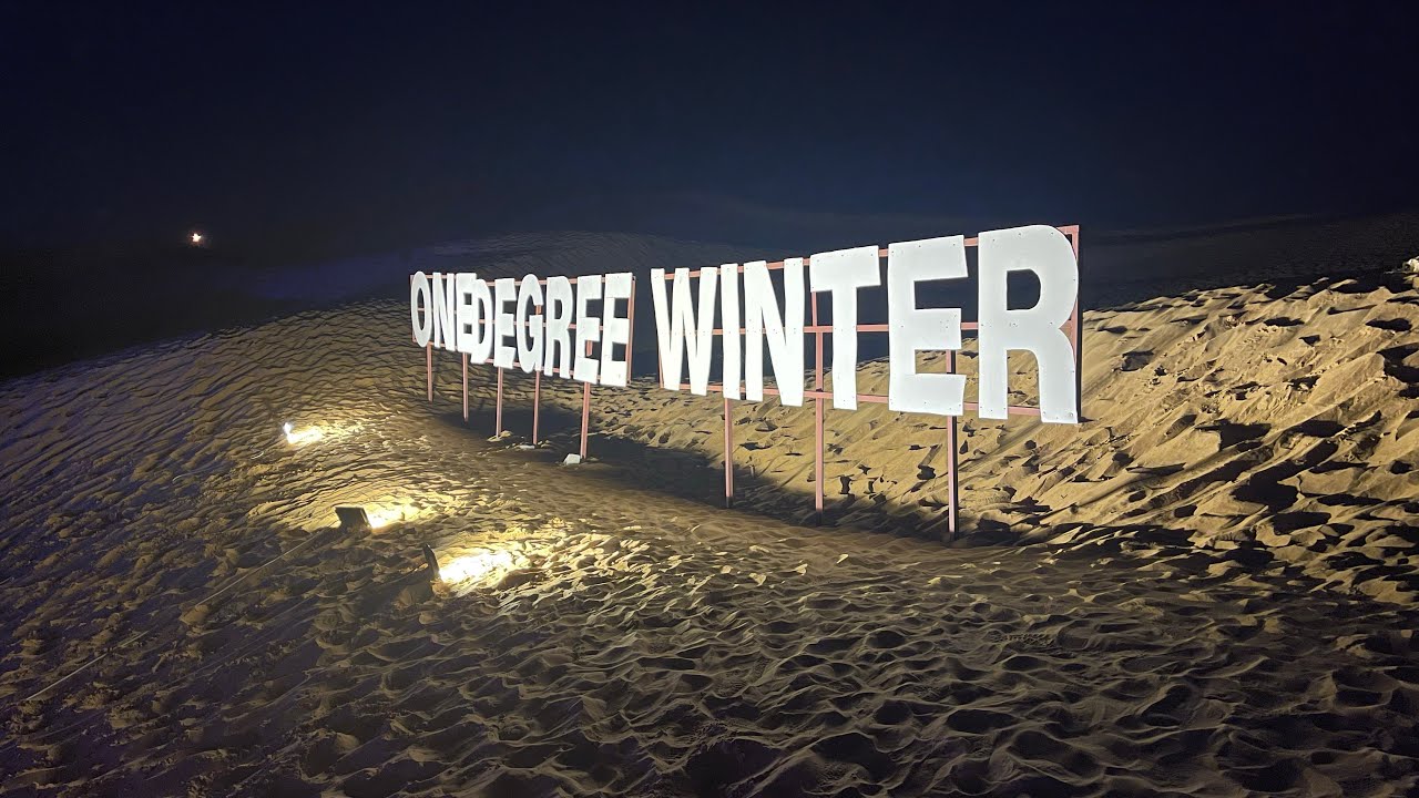 Experience winter desert with One Degree Cafe - YouTube