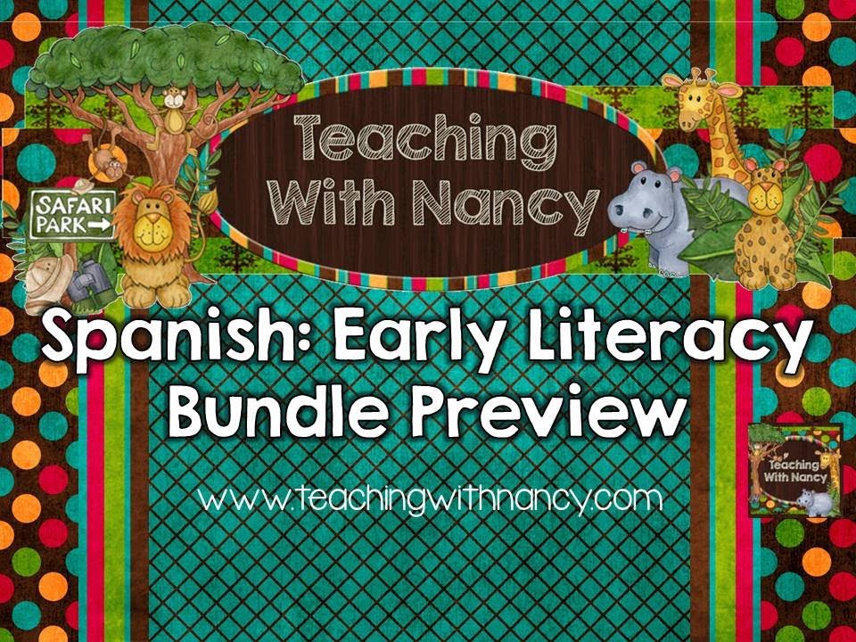 Spanish Early Literacy Bundle Product Preview - YouTube