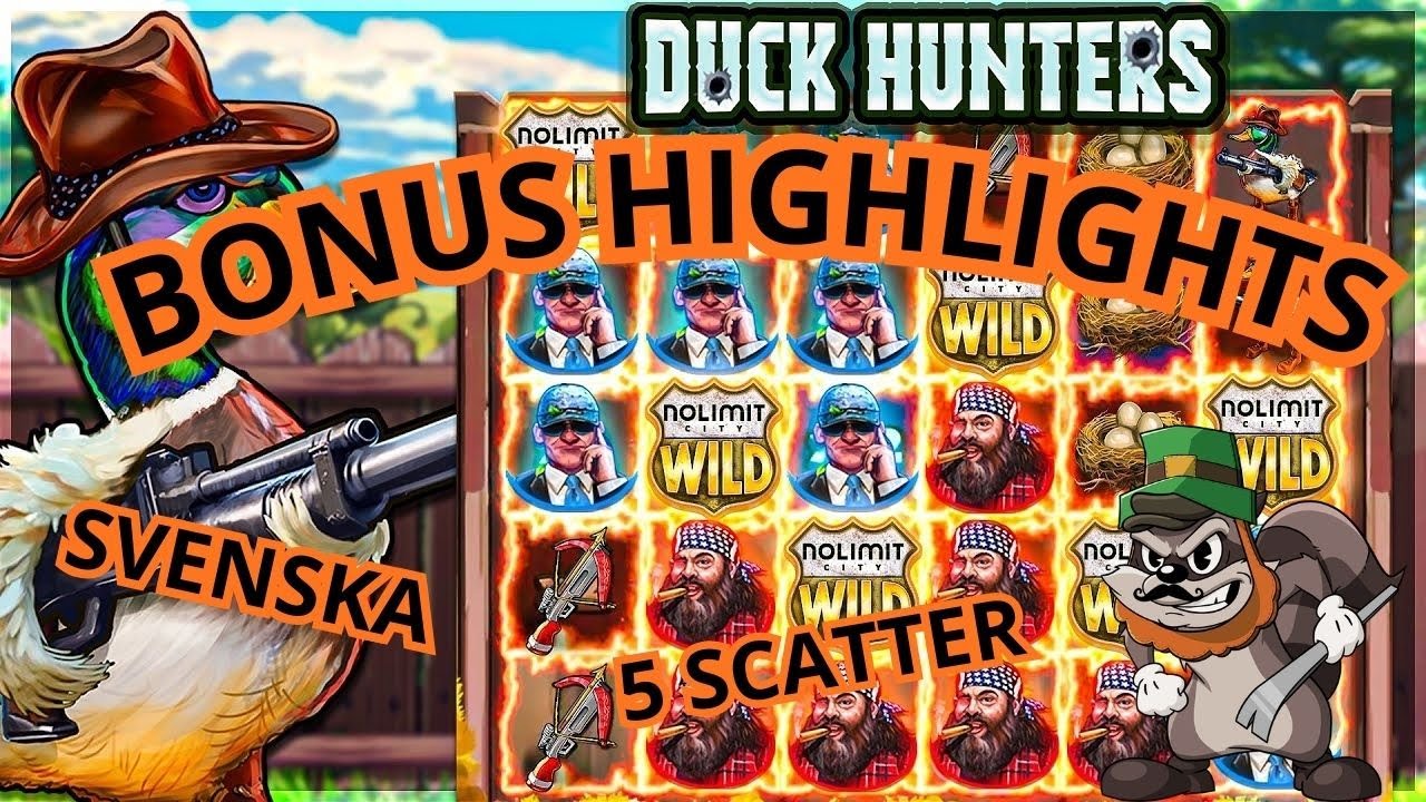 DUCK HUNTER GAMBLE GER 5 SCATTER!! SVENSKA GAMBLING HIGHLIGHTS (SJUKA ...
