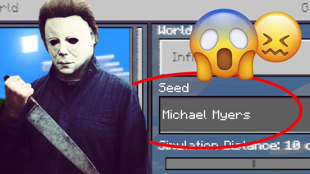 Minecraft "MICHAEL MYERS" World (Scary Halloween Minecraft Seed) - YouTube
