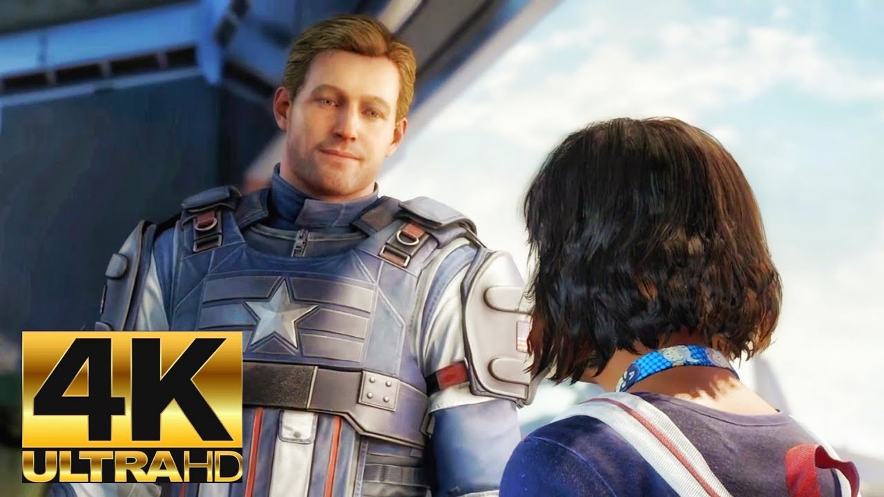 MARVEL'S AVENGERS ~ MS.MARVEL MEETS CAPTAIN AMERICA & THOR CINEMATIC ...