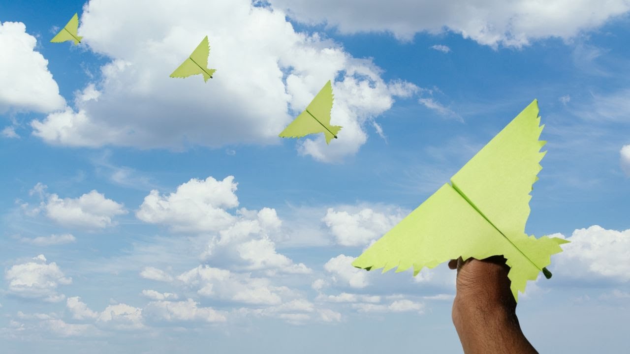 Flying Bird Paper Plane | Origami Bird Paper Plane - YouTube