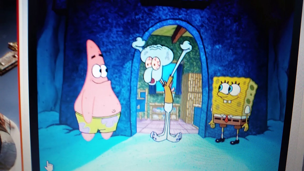 Squidward "thanking" SpongeBob & Patrick - YouTube