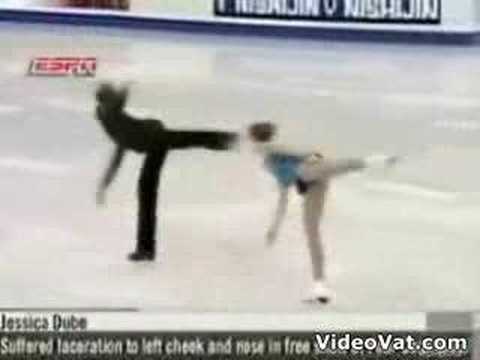 Ice Skating Kick - YouTube