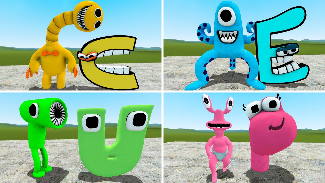 ALPHABET LORE & RAINBOW FRIENDS FAMILY?! - Gmod - YouTube