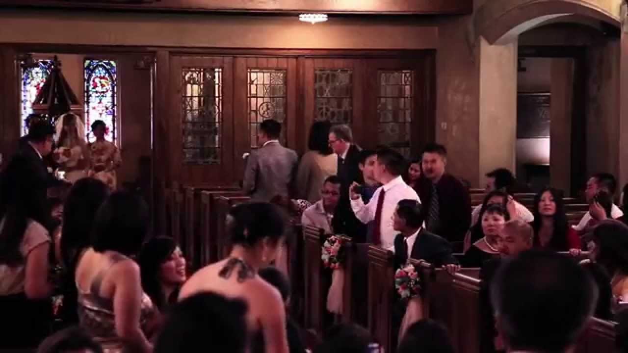 UOP Chapel Stockton CA Wedding Summary - YouTube