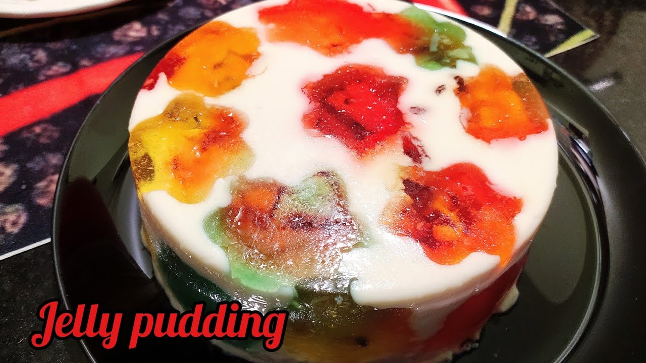 jelly pudding by ami's cookbook - YouTube