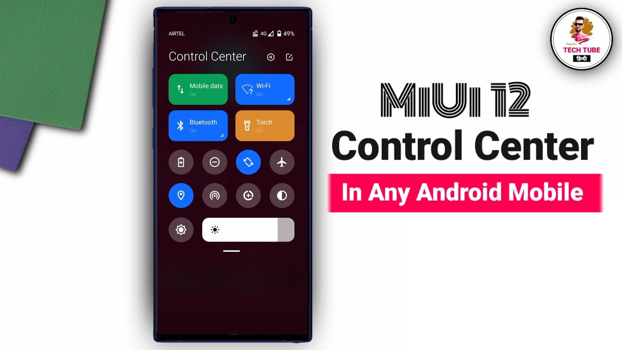 Miui 12 Control Center Kaise Apply Kare | Miui 12 Control Center In Any ...