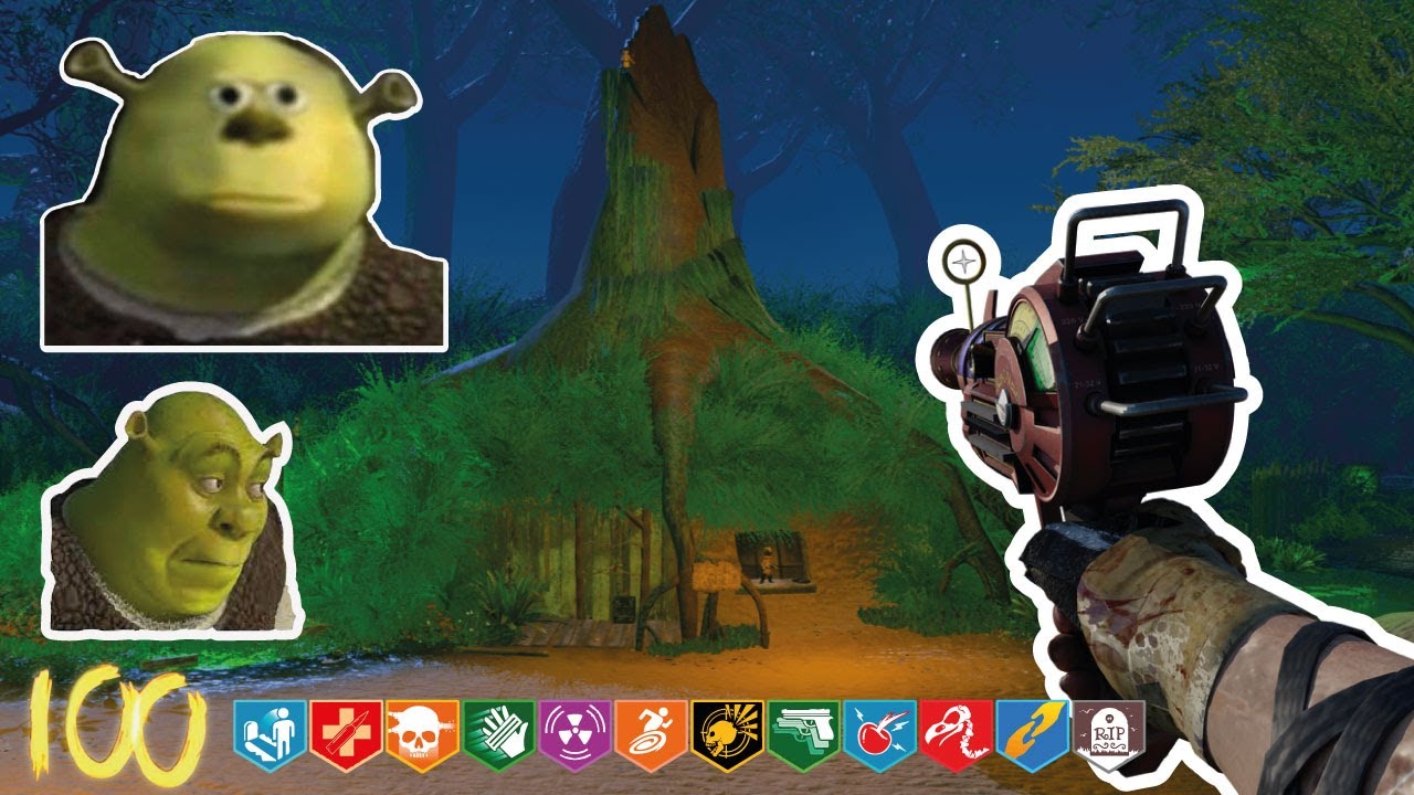 SHREK HAS A RAY GUN!!?? (Call of duty black ops 3 custom zombies) - YouTube