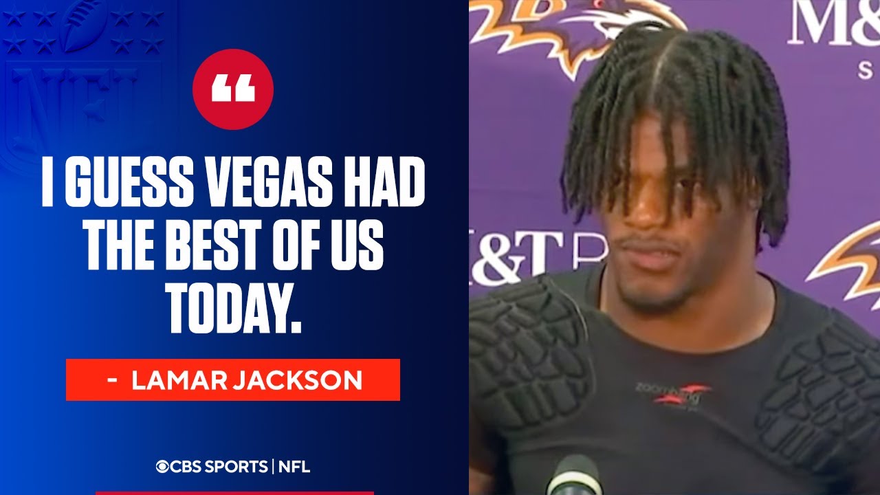 Lamar Jackson on giving up a 10-point lead vs Raiders, falling to 0-2 ...