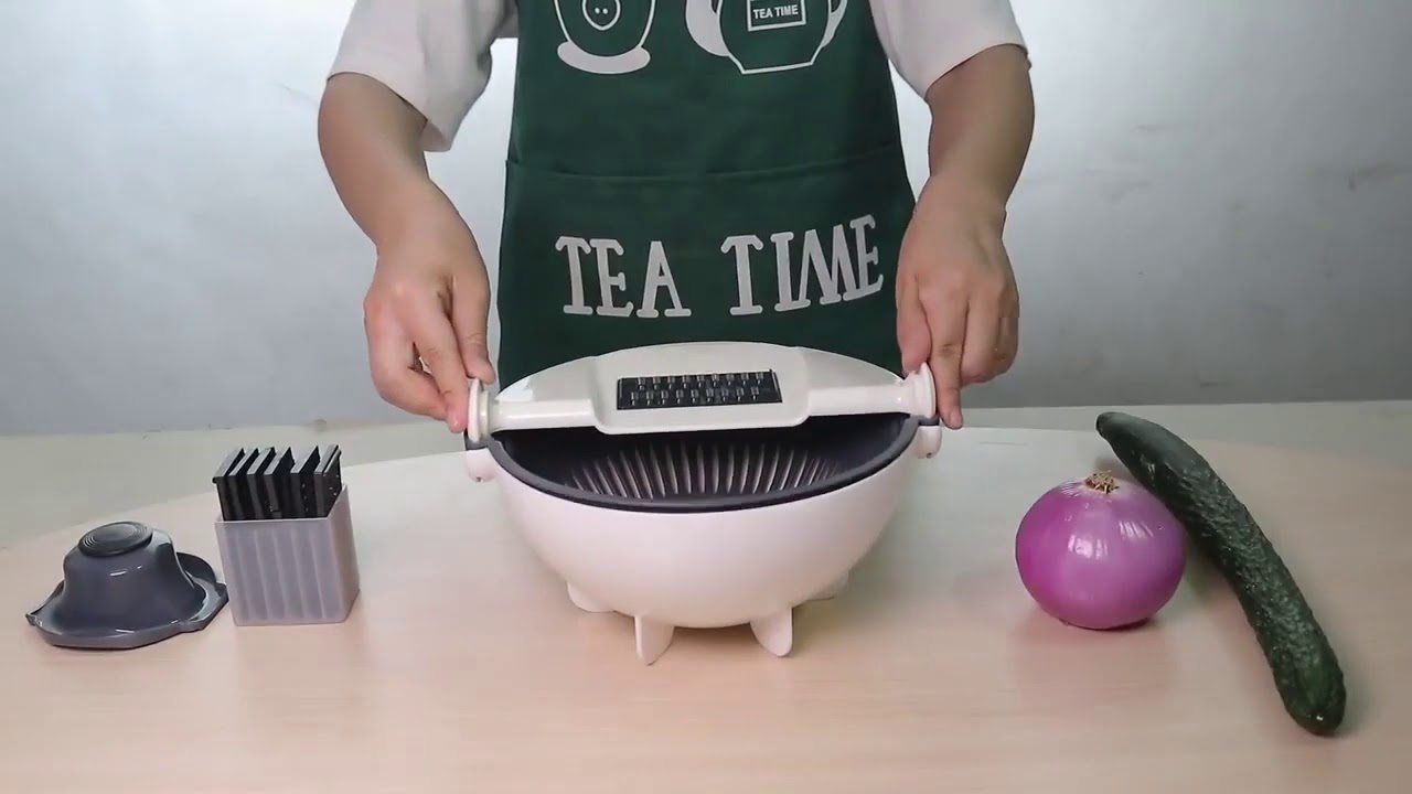 Vegetable Slicer Cutter 9 in 1 Vegetable Chopper - YouTube