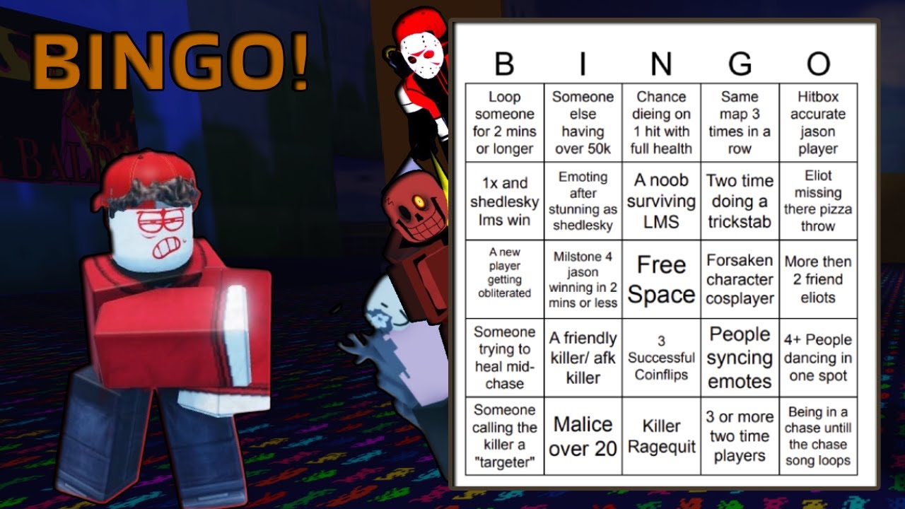 I Tried Playing Forsaken Bingo - YouTube