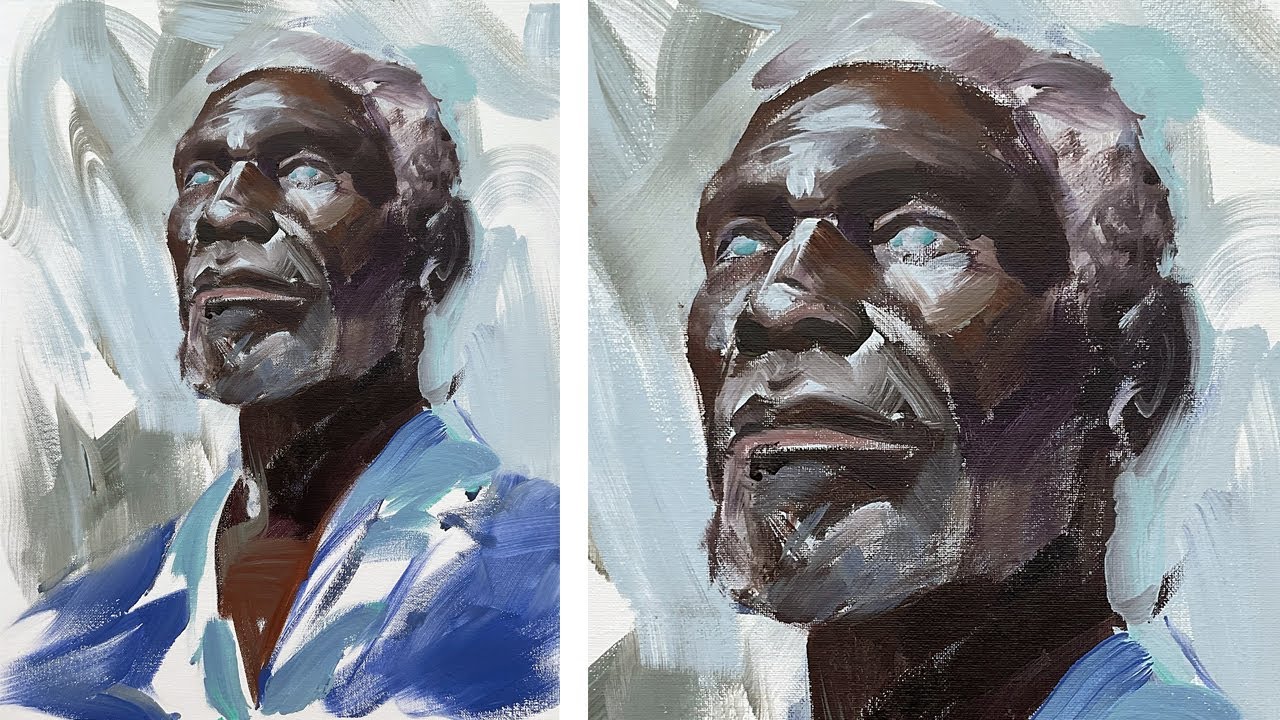 20 Minute Painting / Portrait # 18 / Reinier Gamboa - YouTube