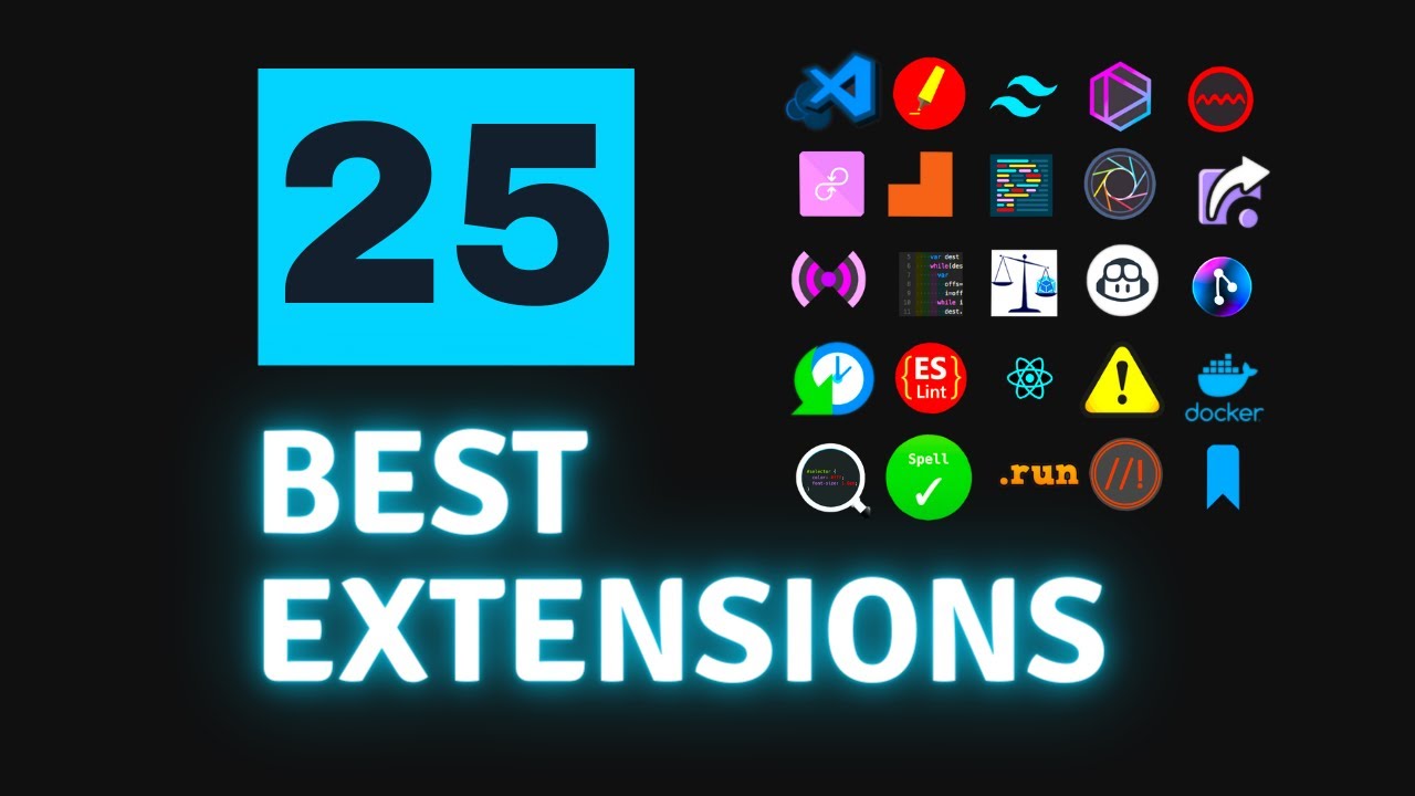 25 Best VS Code Extensions to Improve Productivity in 2024 - YouTube