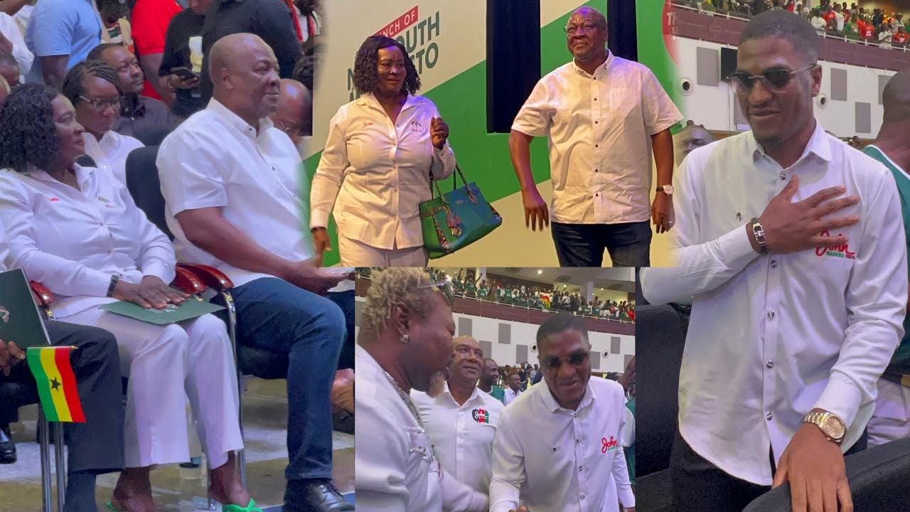 John Mahama And His Son Sharaf Joins Prof. Jane Nana To Storm UPSA To ...