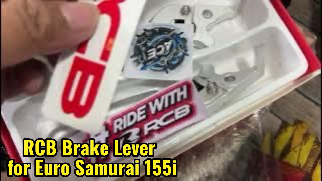 Euro Samurai 155i #RCB brake lever #eurosamurai155 - YouTube