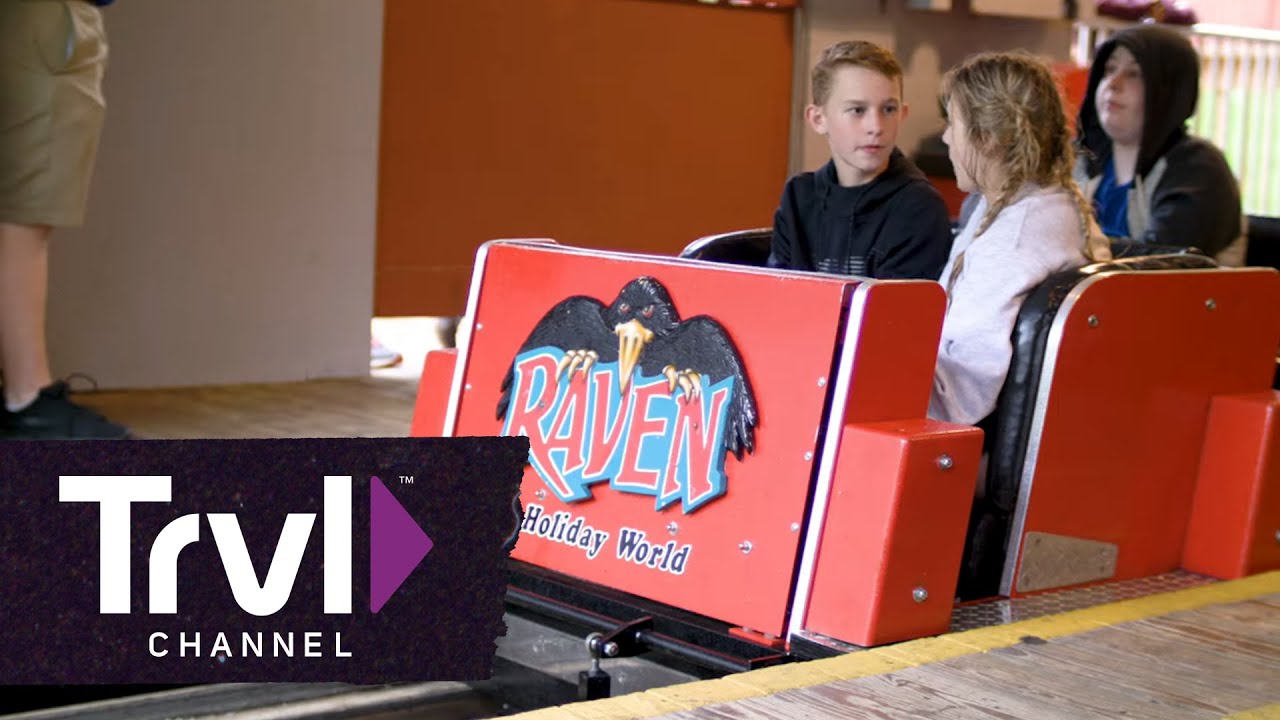 The Raven Roller Coaster at Holiday World | Travel Channel - YouTube