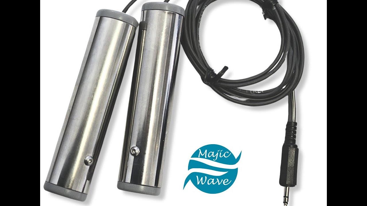 Handheld metal bars applicator for Majic Wave Rife machine - YouTube