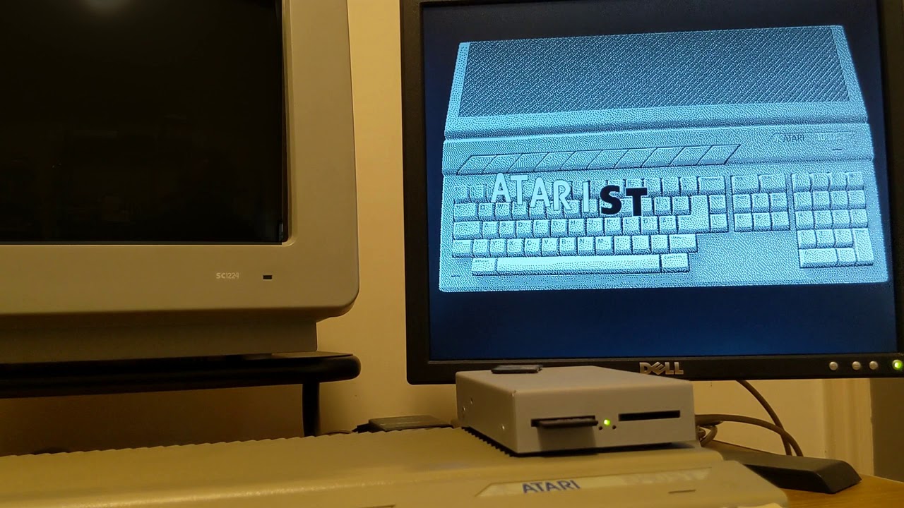 Atari ST High Resolution (monochrome) Demo - YouTube