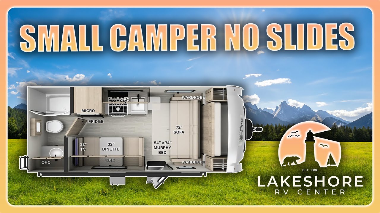 Small Camper with NO SLIDES - YouTube