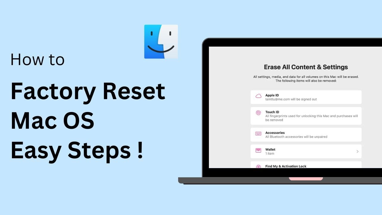 macOS: How to Erase and Factory Reset your Mac ! [Hard Reset] - YouTube