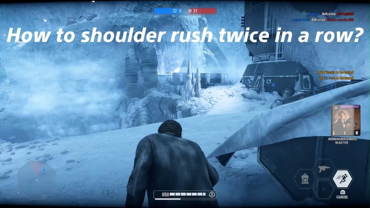 How to shoulder Rush Twice in a row? - YouTube