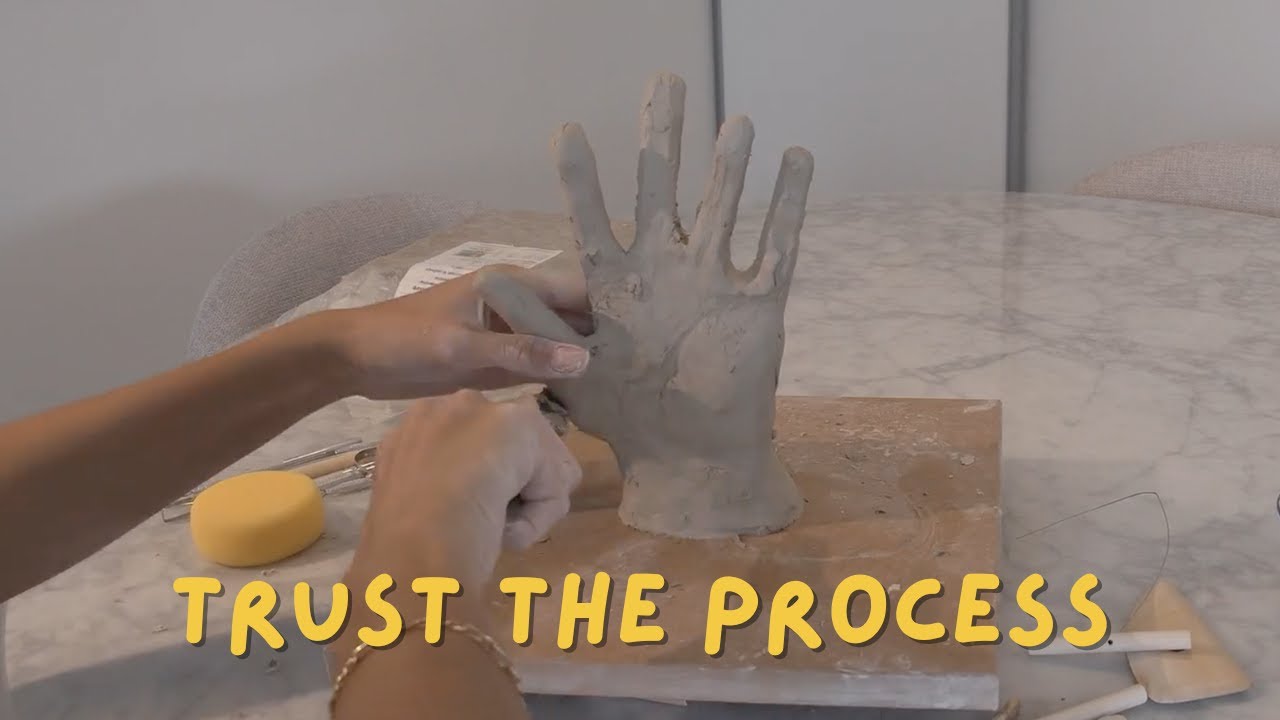 Hand Sculpting Time Lapse I Great Music, No Talking - YouTube
