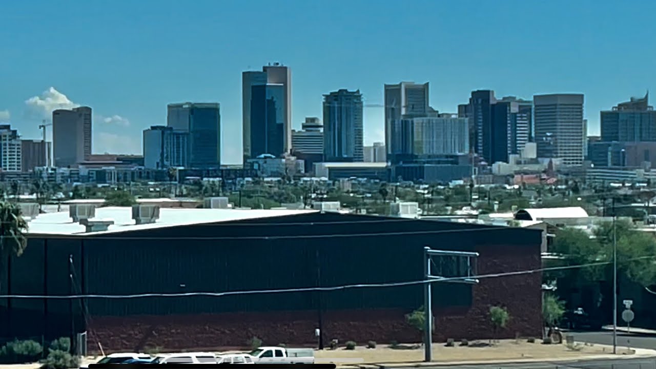 SECTION OF MARICOPA COUNTY FREEWAY I-10 PHOENIX SCOTTSDALE TEMPE MESA ...