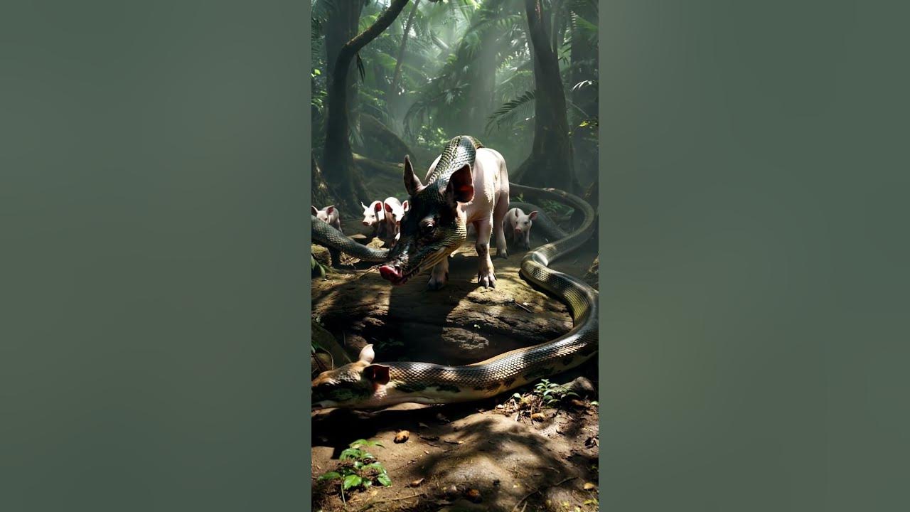 What is a pig python? #youtubeshorts #giantpython #automobile # ...