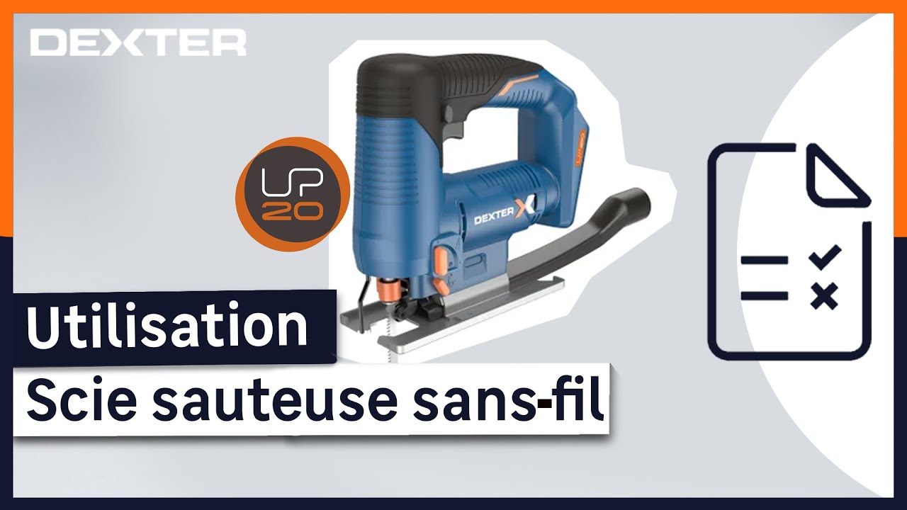 🛠️ Découvrez la scie sauteuse pendulaire sans fil Dexter UP20 ? - YouTube
