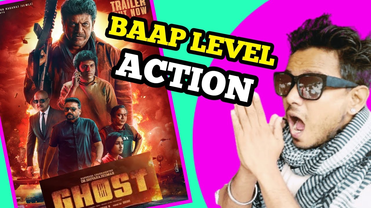 GHOST ! Kannada Movie Trailer Review Reaction By Filmy सिकंदर - YouTube