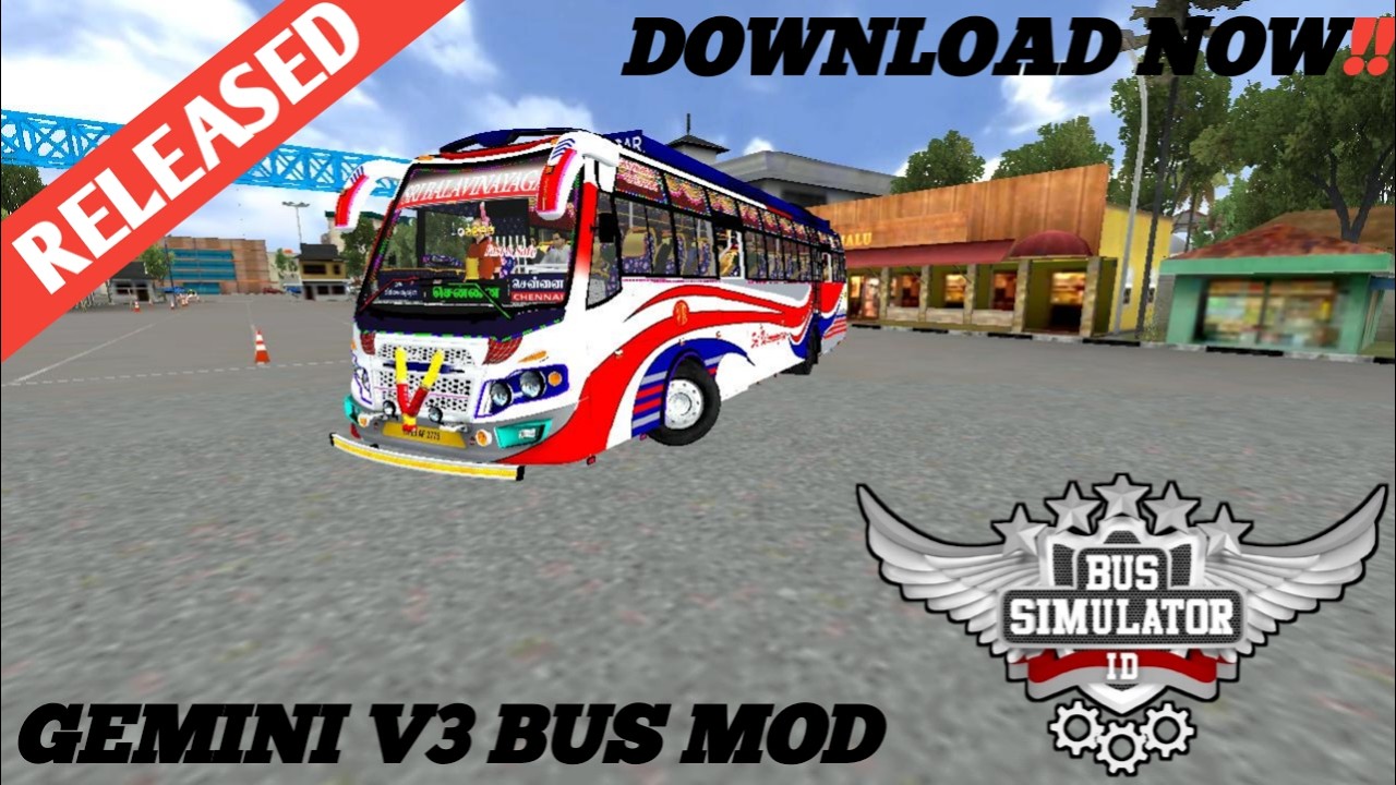 GEMINI V3 BUS MOD MODBUS MOD|@POWERGAMING7972 |BUS SIMULATOR INDONESIA ...