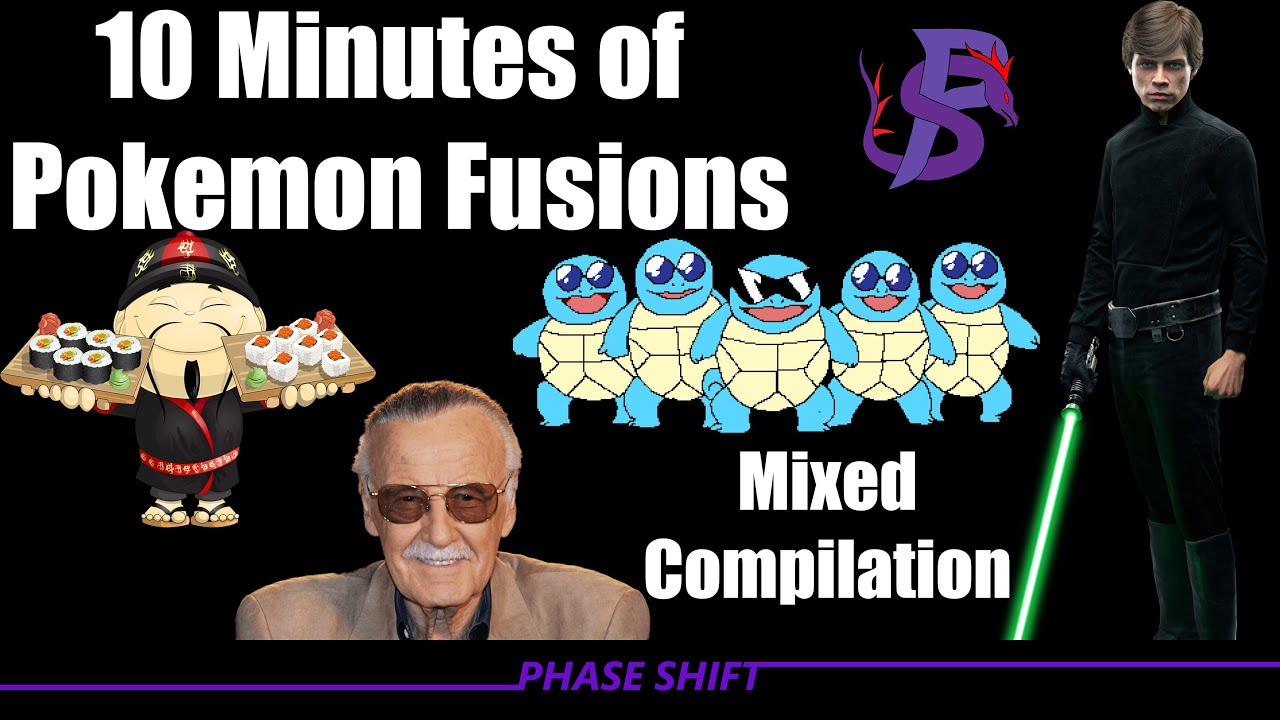 10 minutes of Pokémon Fusions! Mixed Edition! - YouTube