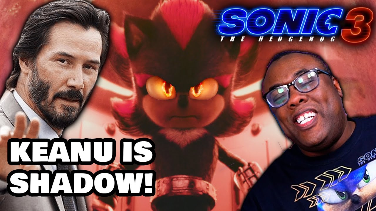 KEANU IS SHADOW IN SONIC 3 MOVIE! Keanu Reeves Officially Shadow in ...