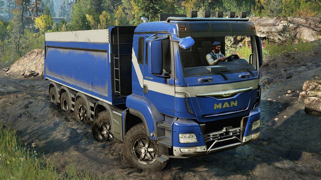 SnowRunner Mods - MAN Truck TGS 480 10X4 - YouTube