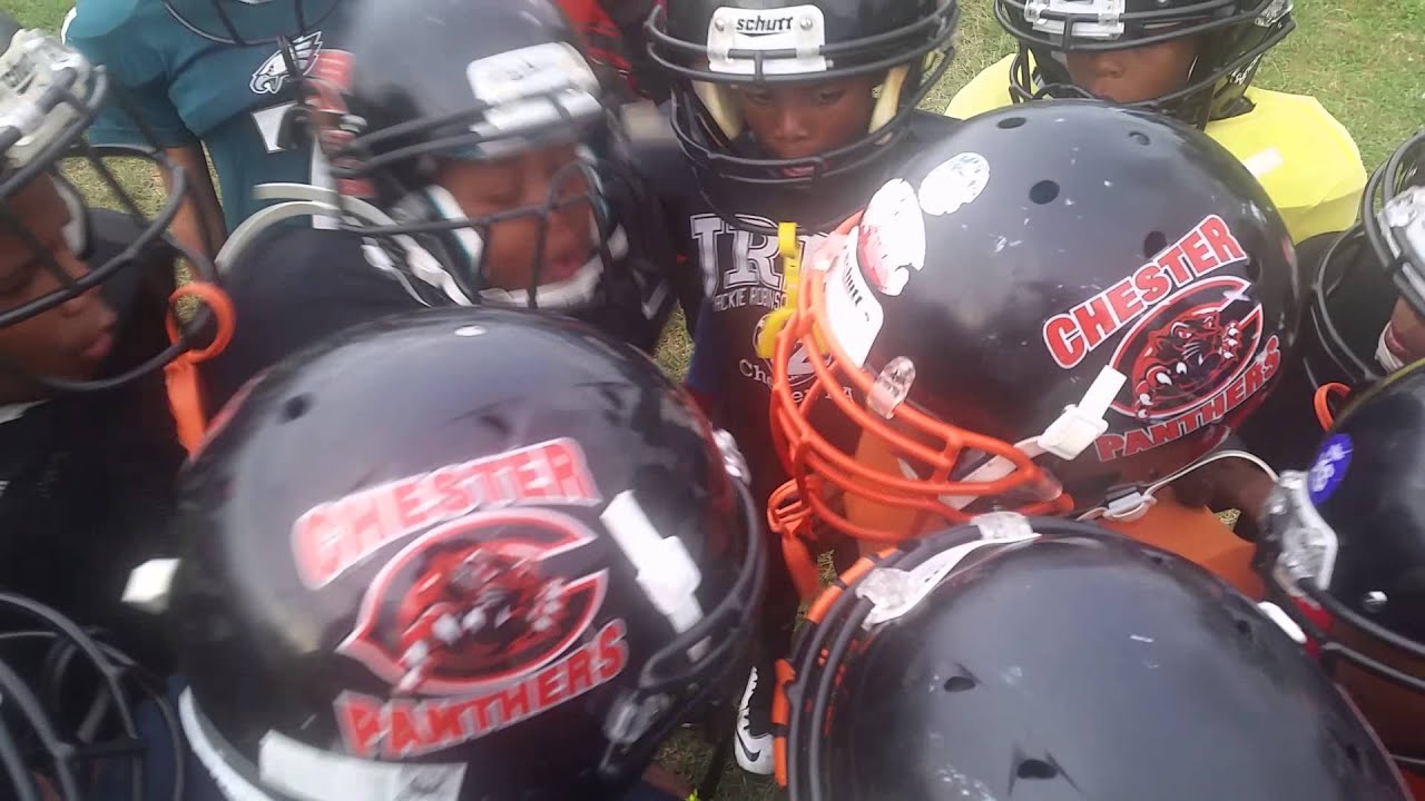 Baby getting his team hype Chester Panthers - YouTube