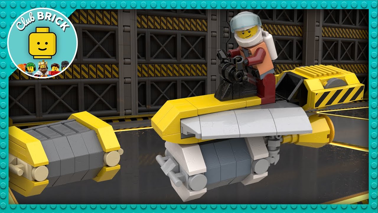 LEGO Space Hopper Hovercraft MOC (Free Instructions!) - YouTube