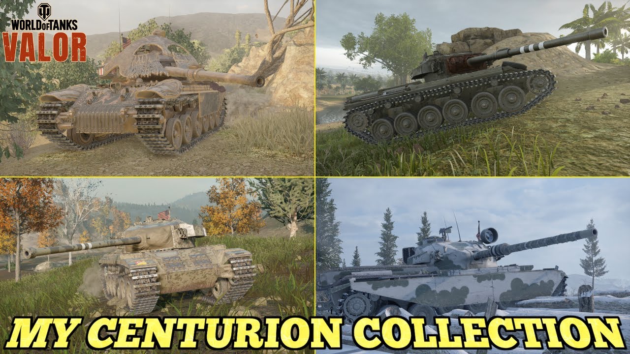 MY CENTURION COLLECTION || World of Tanks: Valor - YouTube