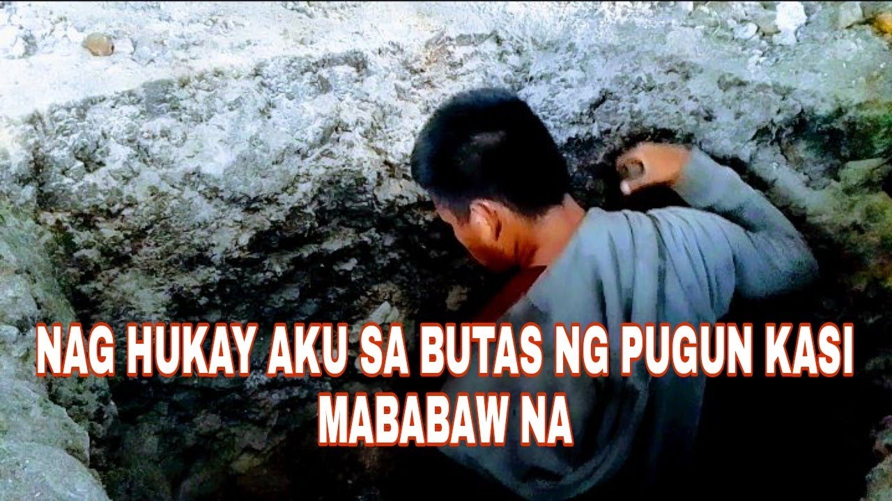 NAG HUKAY AKU NG BUTAS NG PUGUN KASI MABABAW NA | MARAMING LUPA, - YouTube