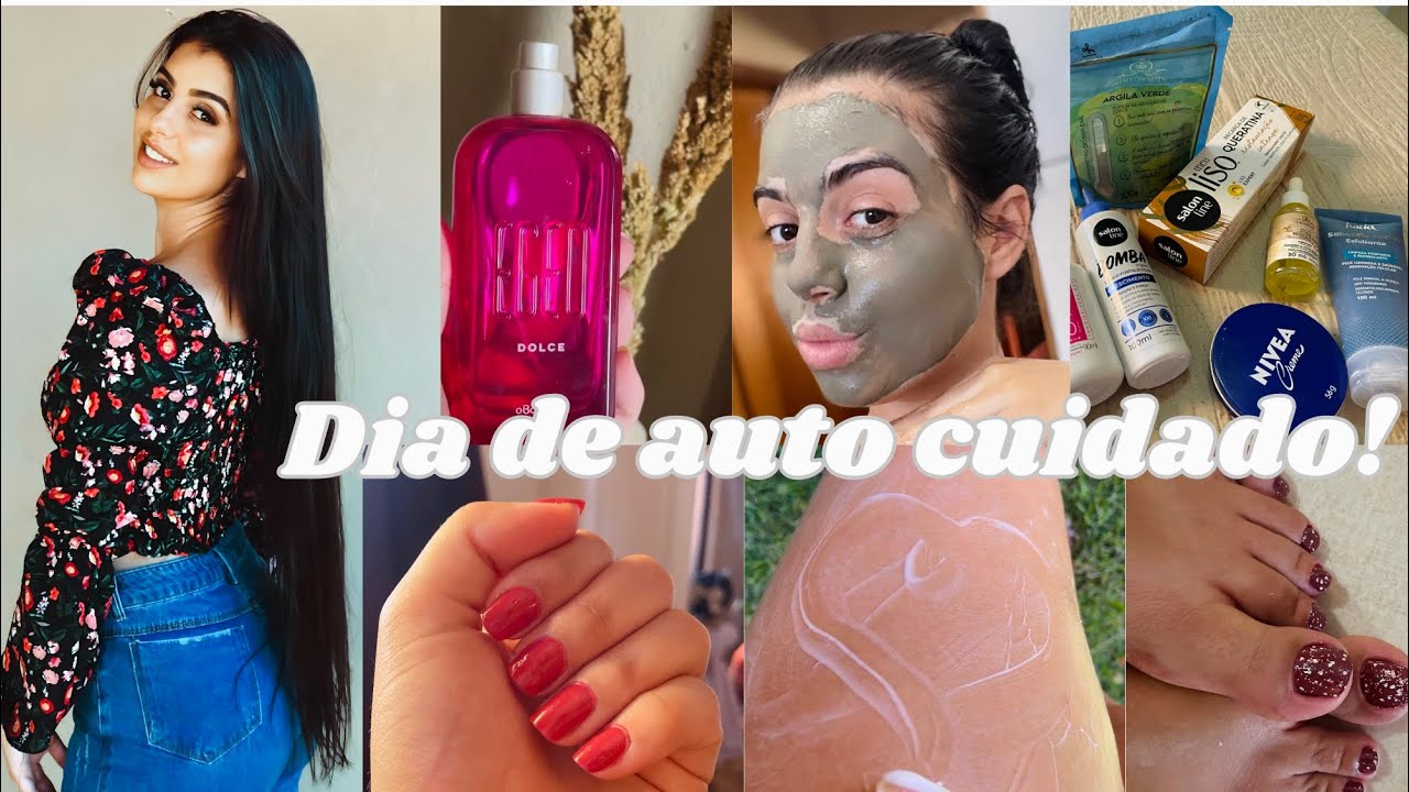 VEM SE CUIDAR COMIGO🫶🏻SPA DAY COMPLETÃO! Cabelo/unhas/skincare e - YouTube