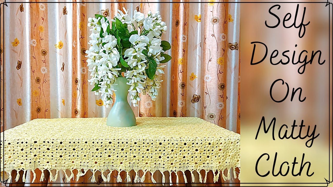 Self Design On Matty Cloth - YouTube