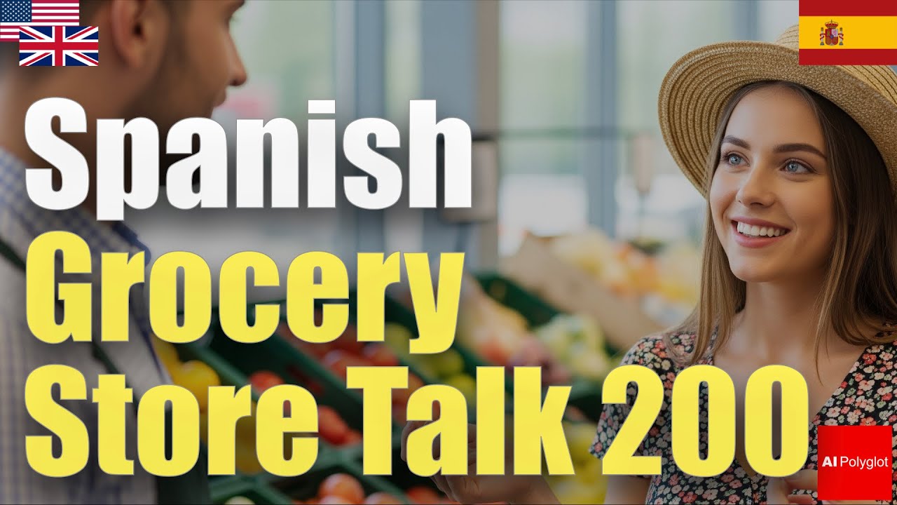 Spanish Grocery Store Talk 200 | Passive listening | Must-Know - YouTube