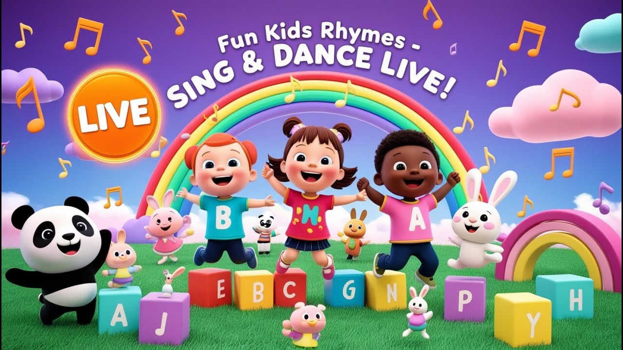 🔴 Ultimate Kids' Rhymes Fiesta! 🎶 Sing, Dance, and Make Magical ...