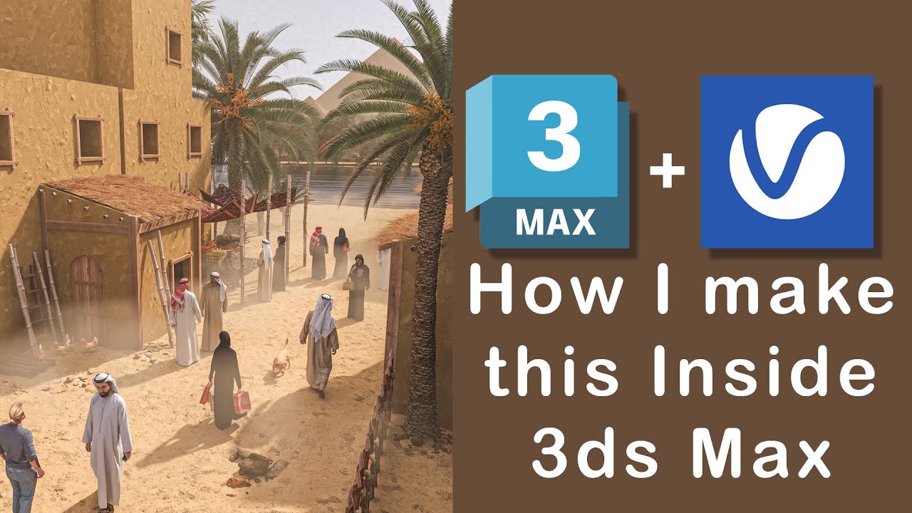 How I Built an Arabic-Themed Scene in 3ds Max | Full Process - YouTube