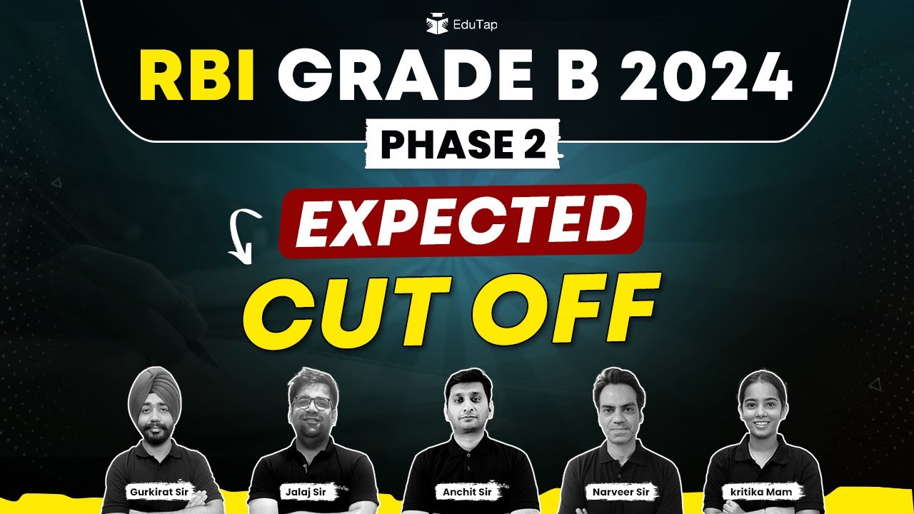 RBI Grade B Phase 2 2024 Expected Cut Off Marks | RBI 2024 Exam Cut Off ...