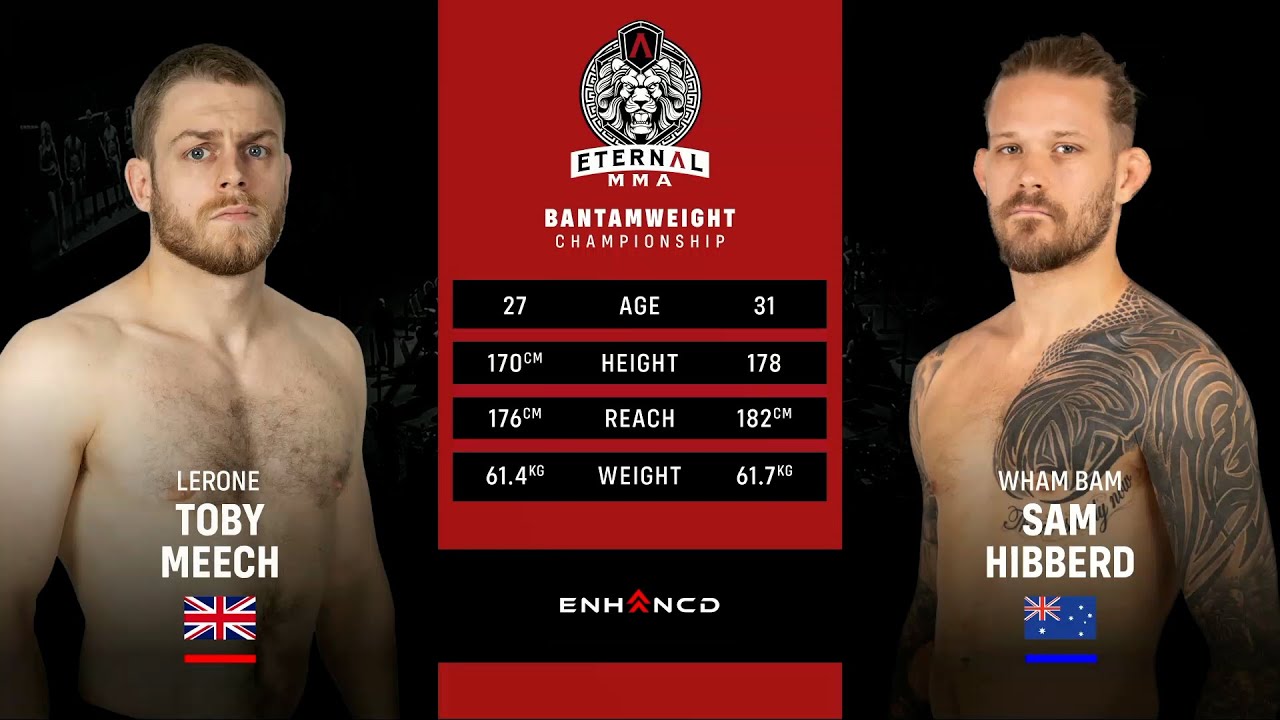 Eternal MMA 57 - Sam Hibberd Vs Toby Meech - MMA Fight Video - YouTube