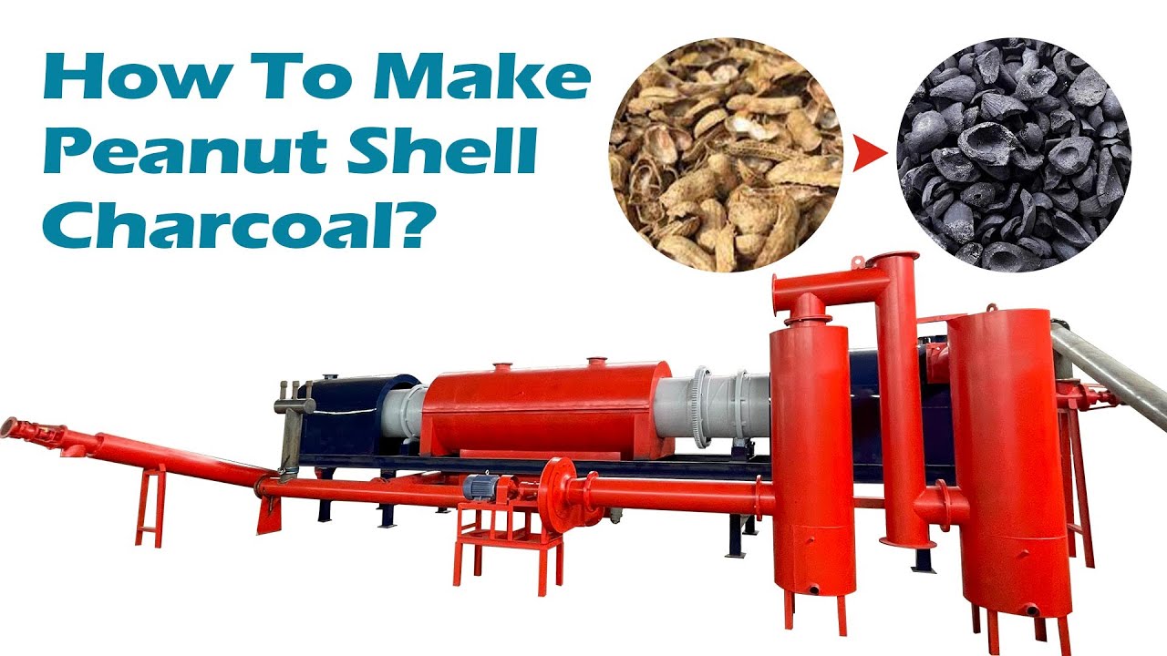 How to make peanut shell charcoal | Best-selling continuous ...